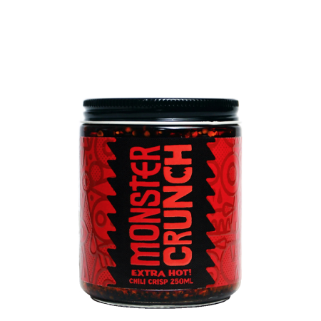 Monster Sauce - Monster Crunch Extra Hot Chili Crisp – The Cookbook Co ...