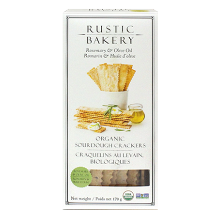 Rustic Bakery - Rosemary & Olive Oil Organic Sourdough Crackers – The ...